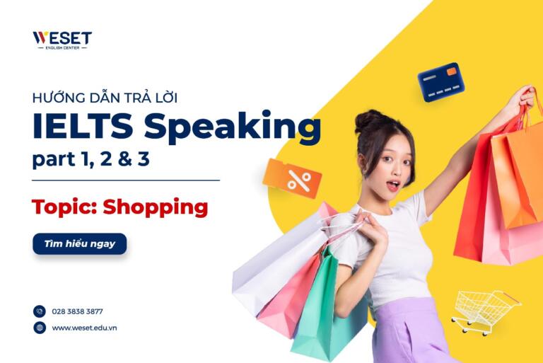 IELTS Speaking Shopping – Part 1, 2 & 3 Sample | WESET
