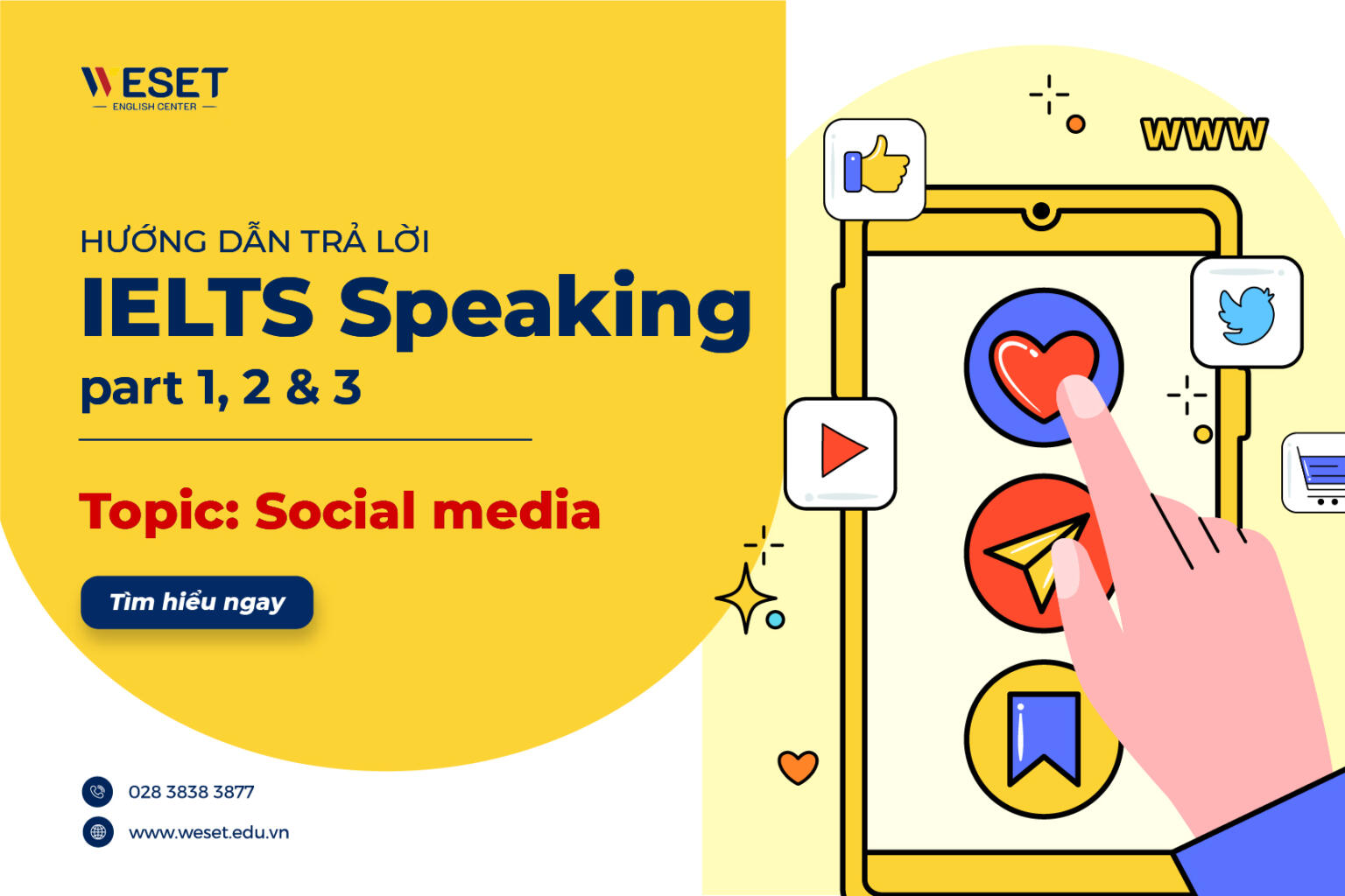 Social Media IELTS Speaking - Sample Part 1, 2 & 3 | WESET