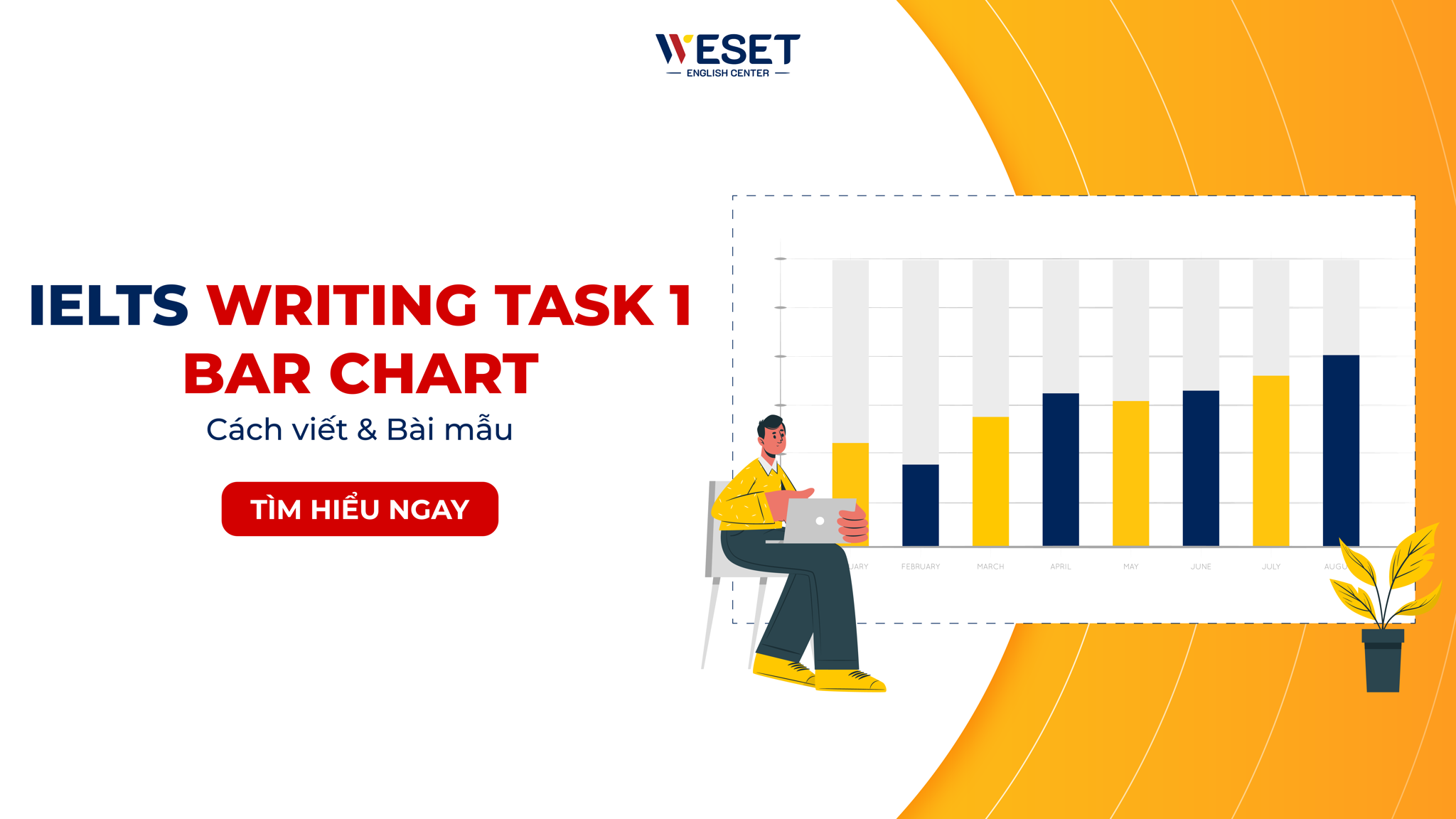 IELTS Writing Task 1 Bar Chart C ch Vi t B i M u WESET