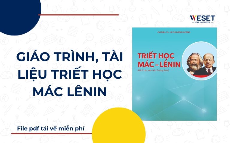 Giáo trình, tài liệu triết học mác lênin - PDF MIỄN PHÍ
