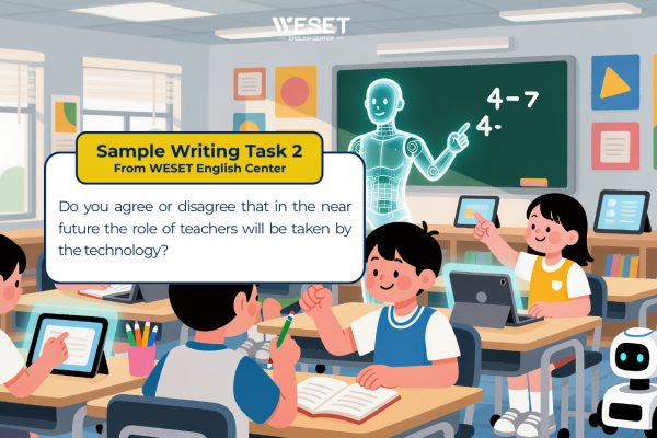 IELTS Writing Task 2 | Will Technology Replace Teachers? | WESET