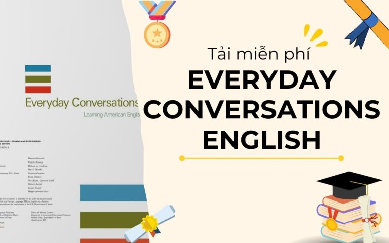 Tải miễn phí Everyday Conversations English [PDF+Audio] | WESET