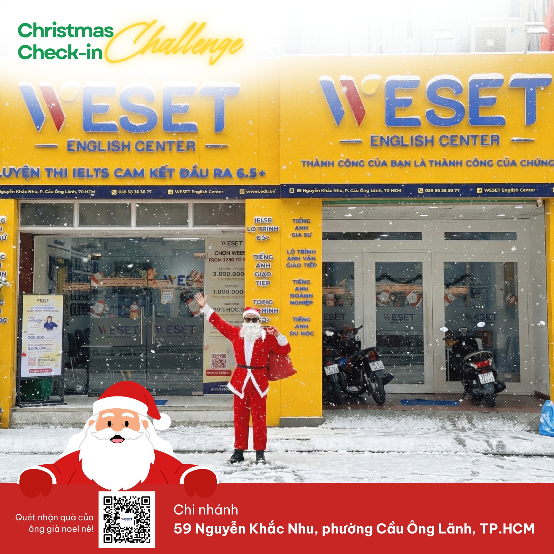 Giáng sinh ùa về - Ông già Noel check-in "đại gia đình" WESET! | WESET