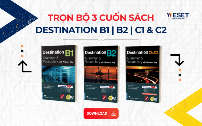 Trọn bộ 3 cuốn sách Destination B1 B2 C1&C2 [PDF Bản đẹp]